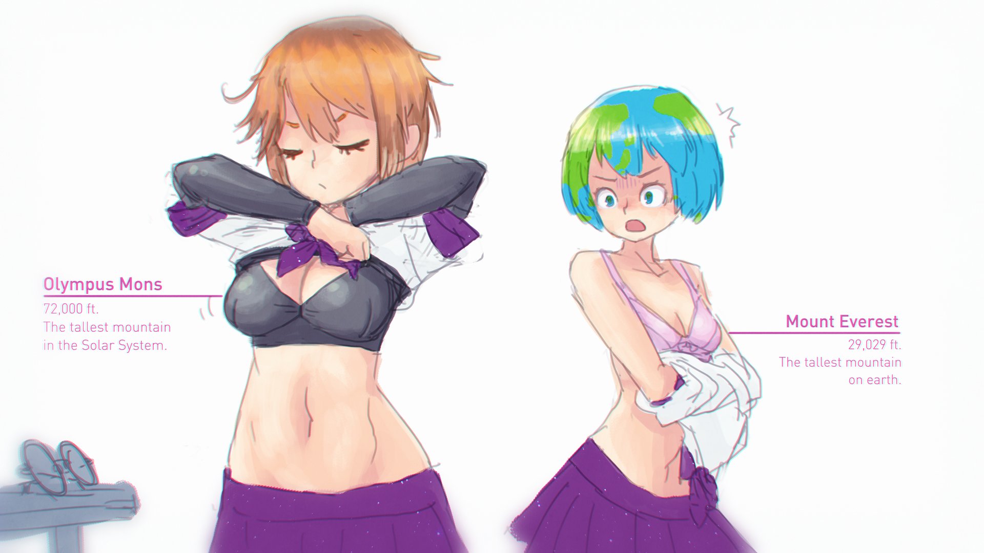 cYp_TW on Twitter: "Mars-chan looks slender when clothed.…