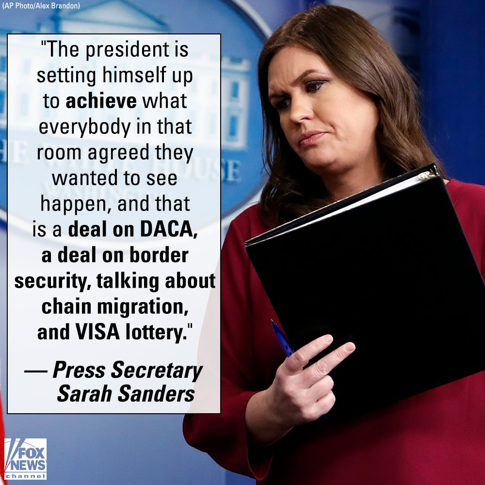 Fox News on Twitter: "During the White House briefing this afternoon, @PressSec said ...