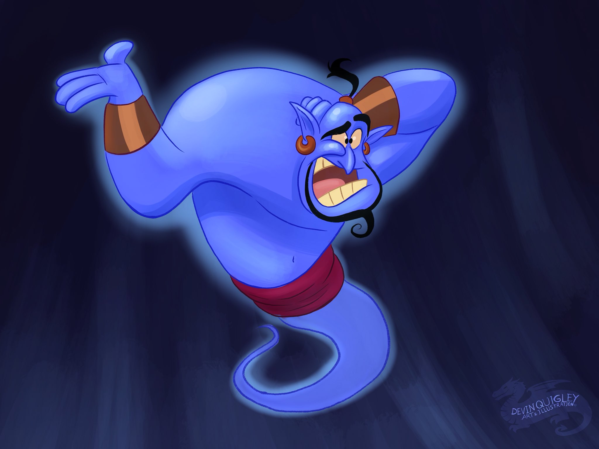 Robin Williams Genie Wallpaper