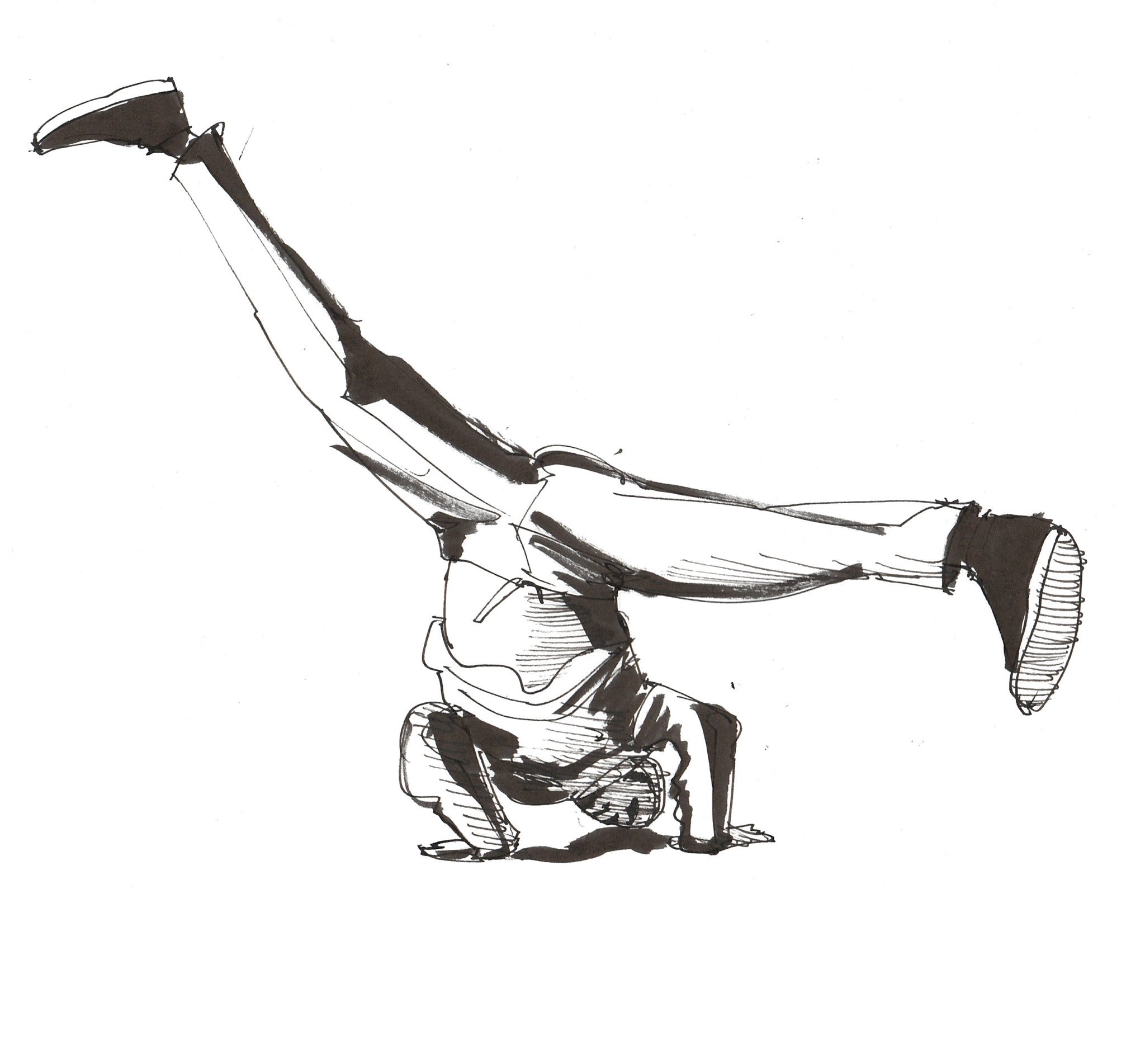 Breakdance Drawing