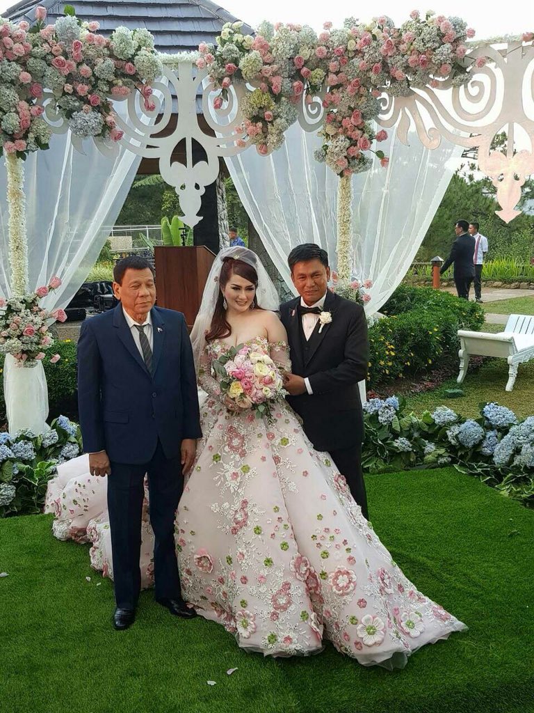 Look: President Duterte as sponsor in the wedding of P/Dir Gregorio ...