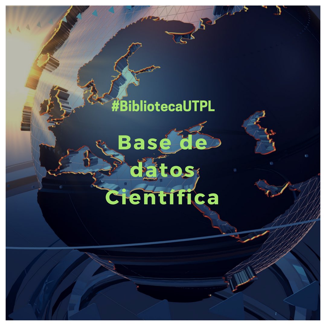 📚Biblioteca UTPL on Twitter: "#RecursosUTPL 💻 Conoce todas las #BasesDeDatosCientíficas que la ...