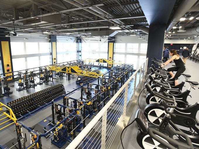 New University of Michigan sports performance center (pictures by ...