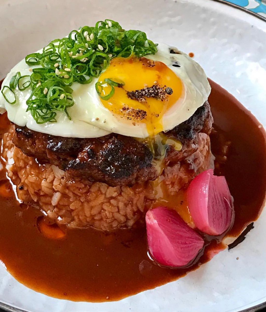 Excited for dineLA to begin this Friday! Try the Loco Moco with Hambagu ...