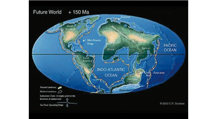 Earth Continents Future