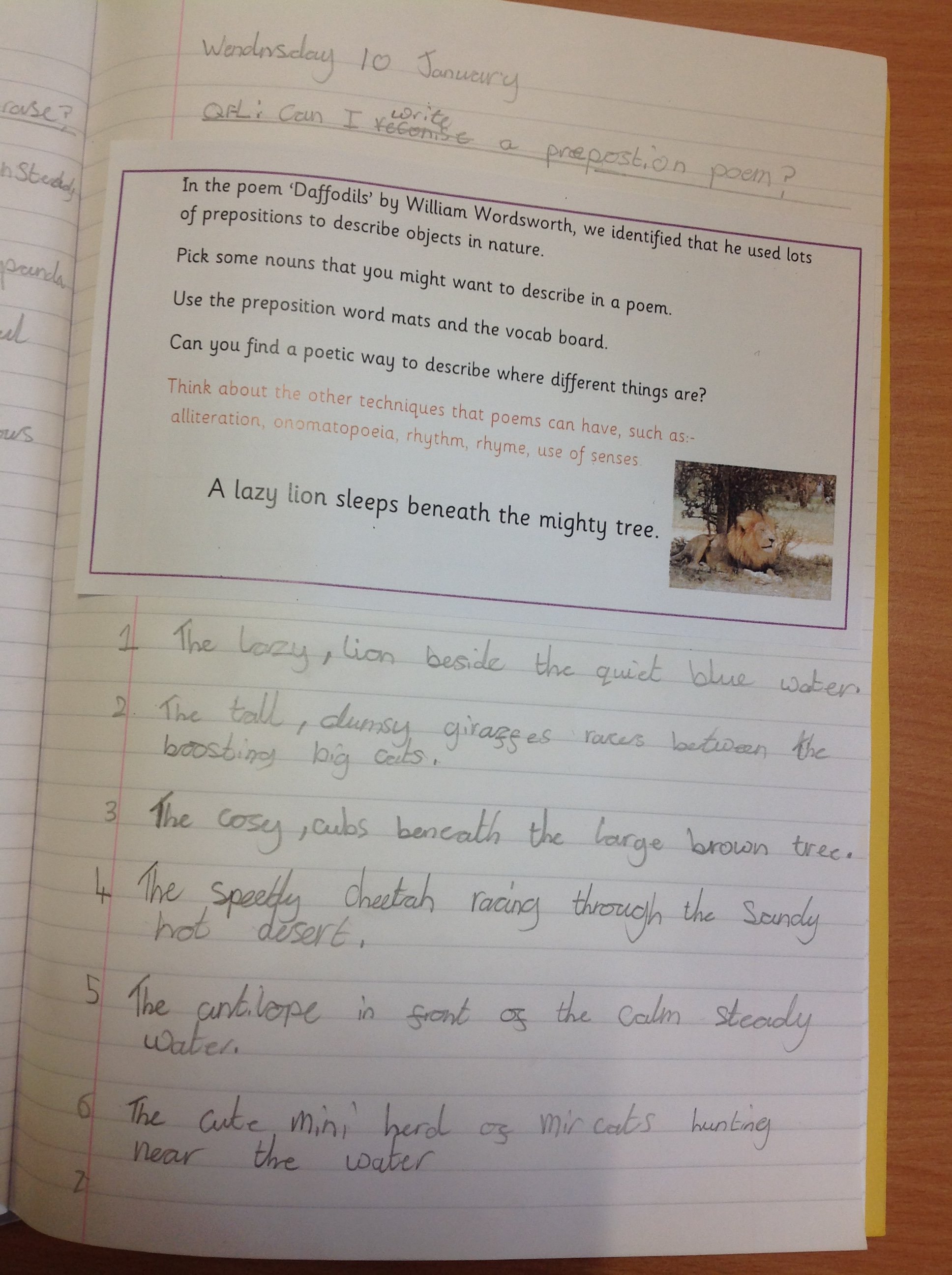 Preposition Poems That Rhyme