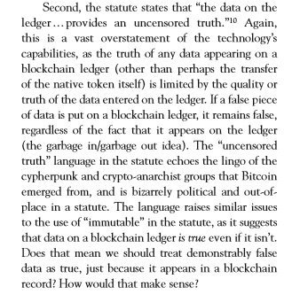 Angela Walch on Twitter: "And here is the proposed legislation's definition of "blockchain ...