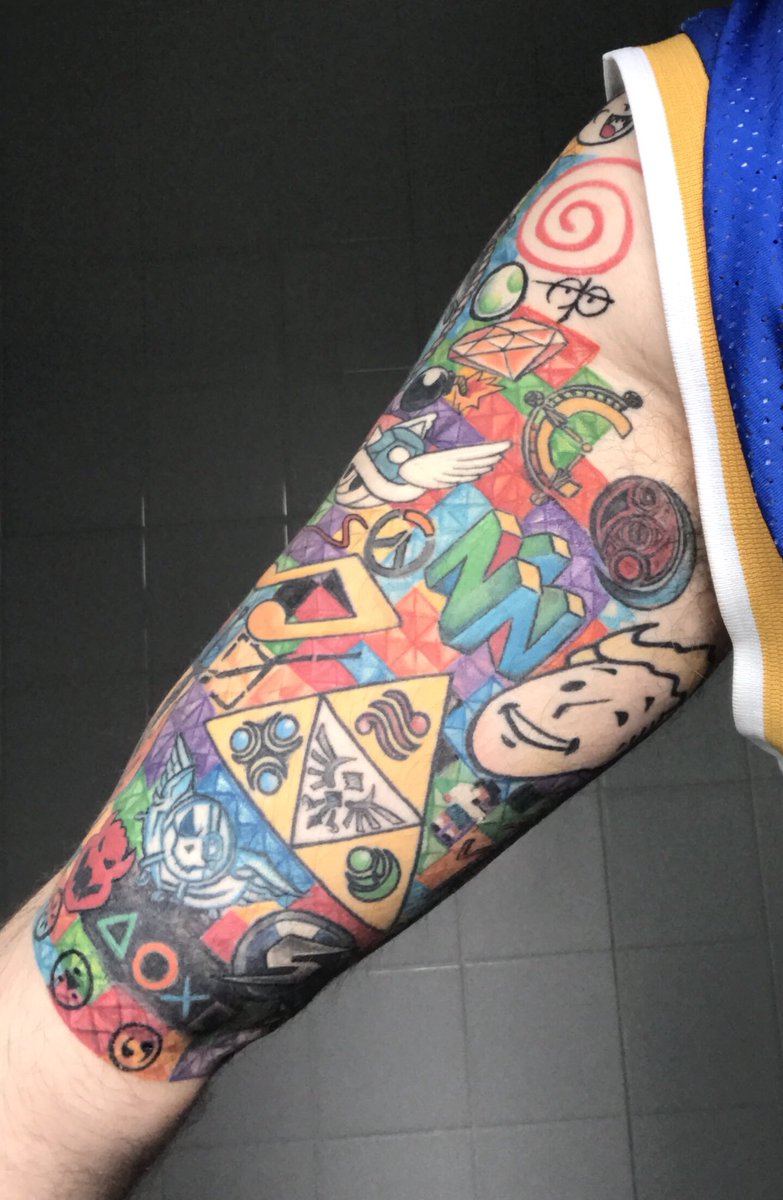 Video Game Tattoo Sleeve