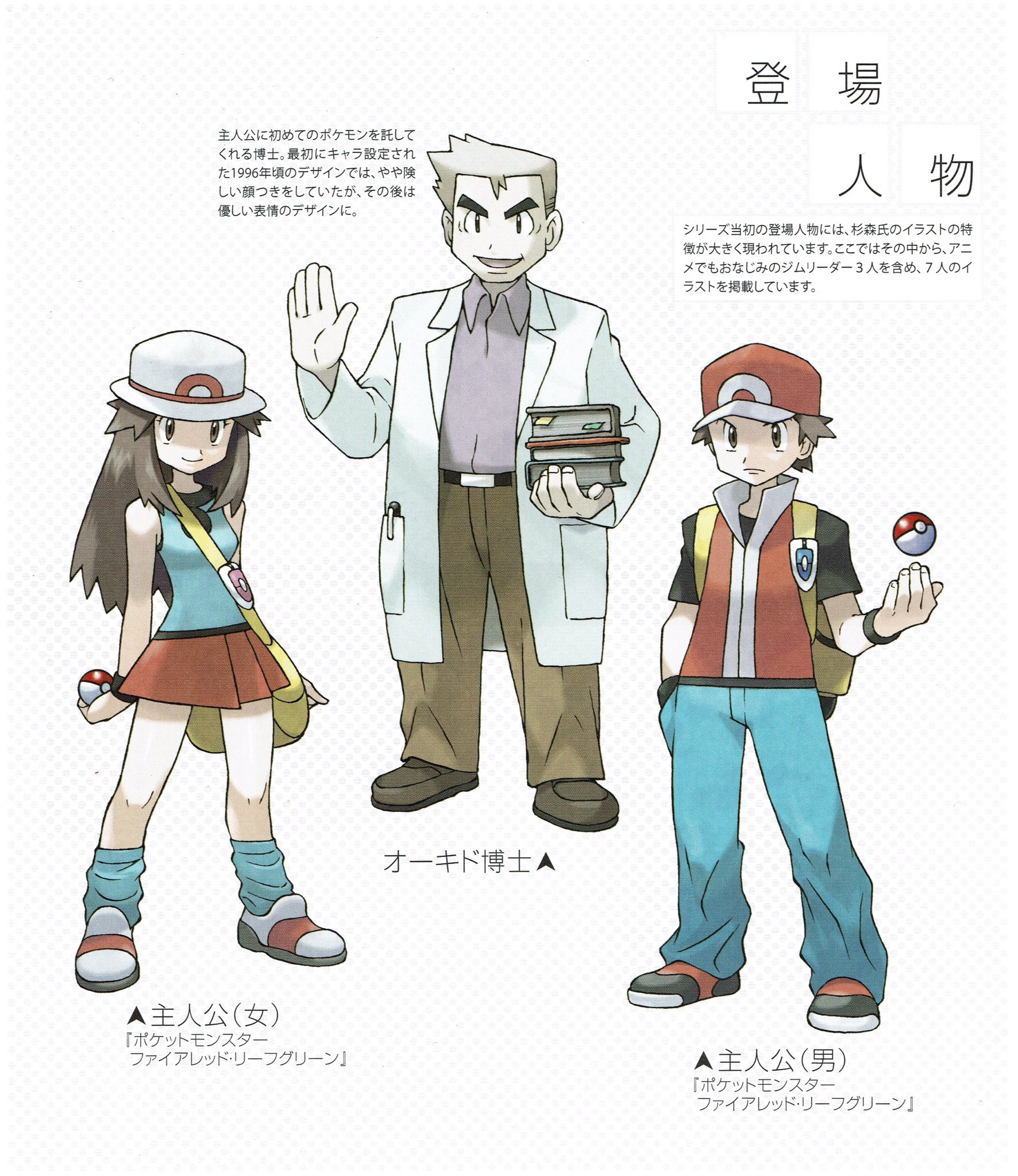 VideoGameArt Tidbits on X Pokemon human characters by Game Freak character designer Ken Sugimori. https t JtouM94u0S X