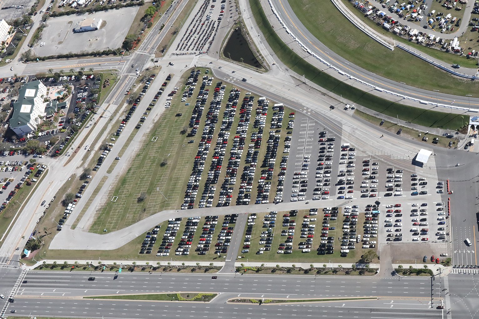 Daytona 500 Parking Map