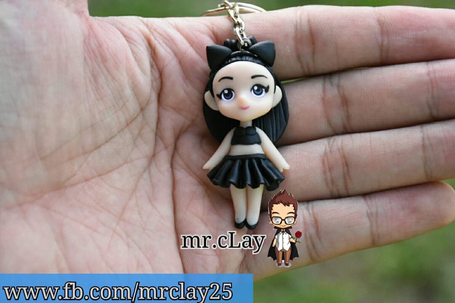 Polymer Clay Chibi Girl