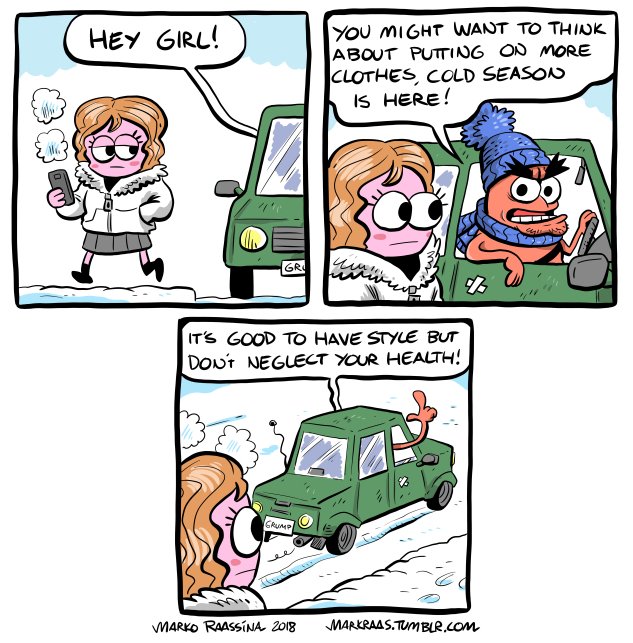 「Grumpy winter 」Marko (Nerd and Jock Comics)の漫画