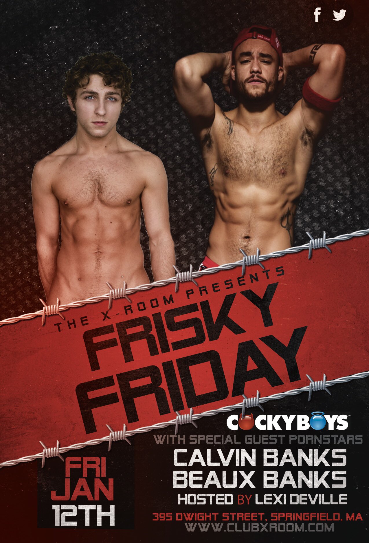 Buddy Xroom on Twitter: "Tonight at the X-Room! Frisky Friday with special guest pornstars ...