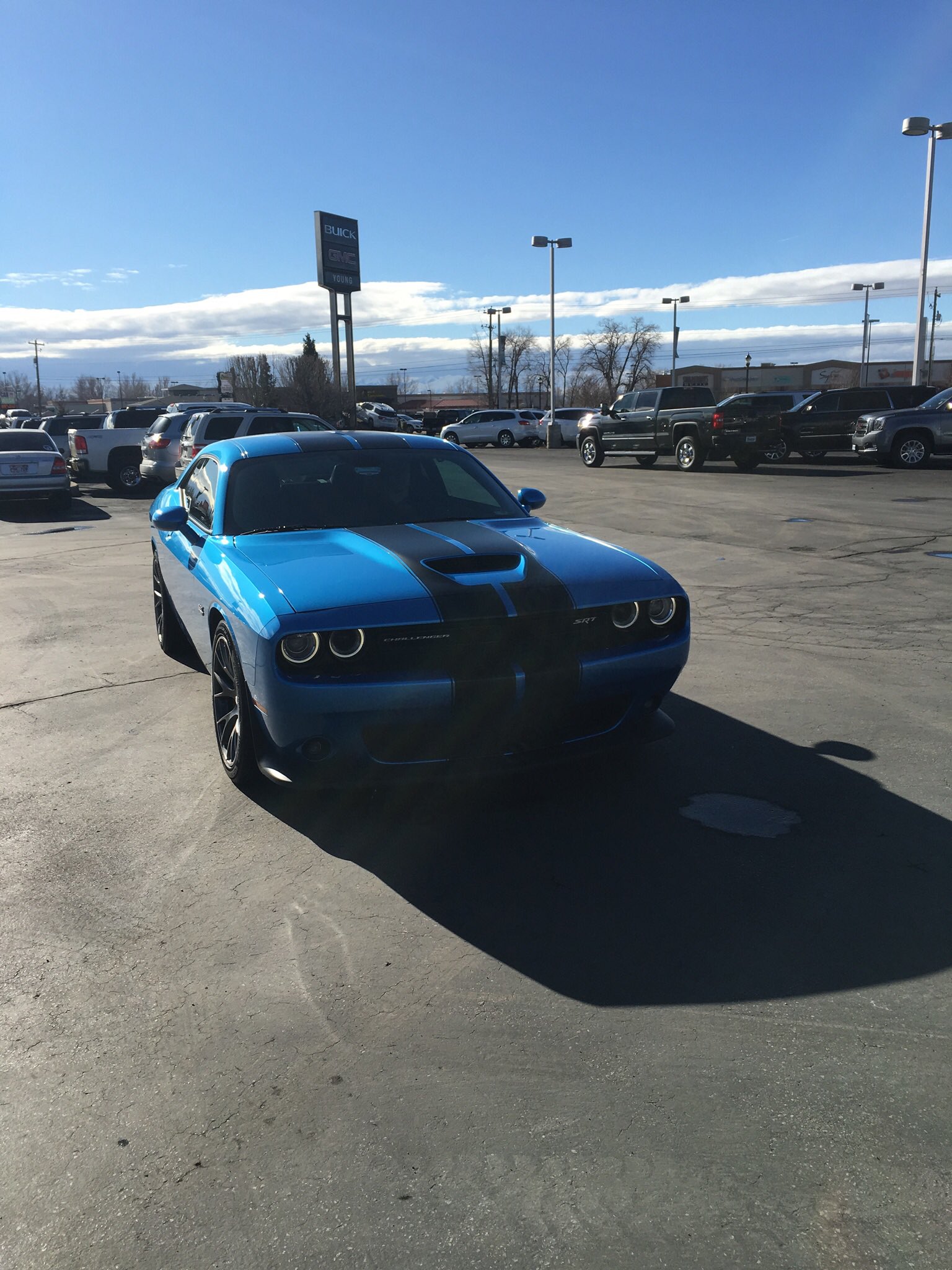 Dodge Challenger Matte Blue