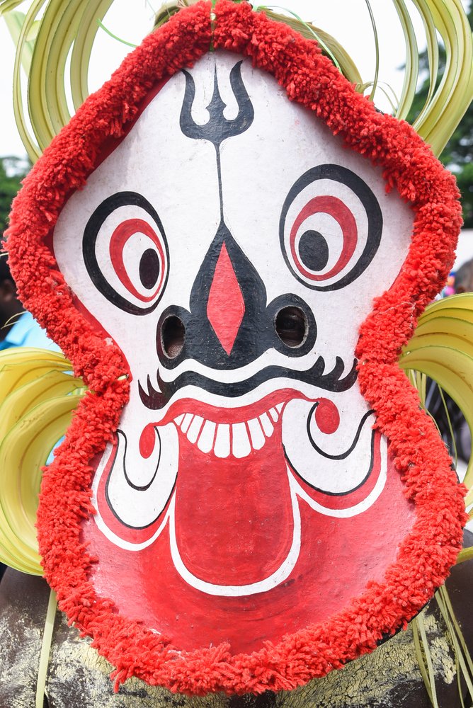 Pottan Theyyam Face