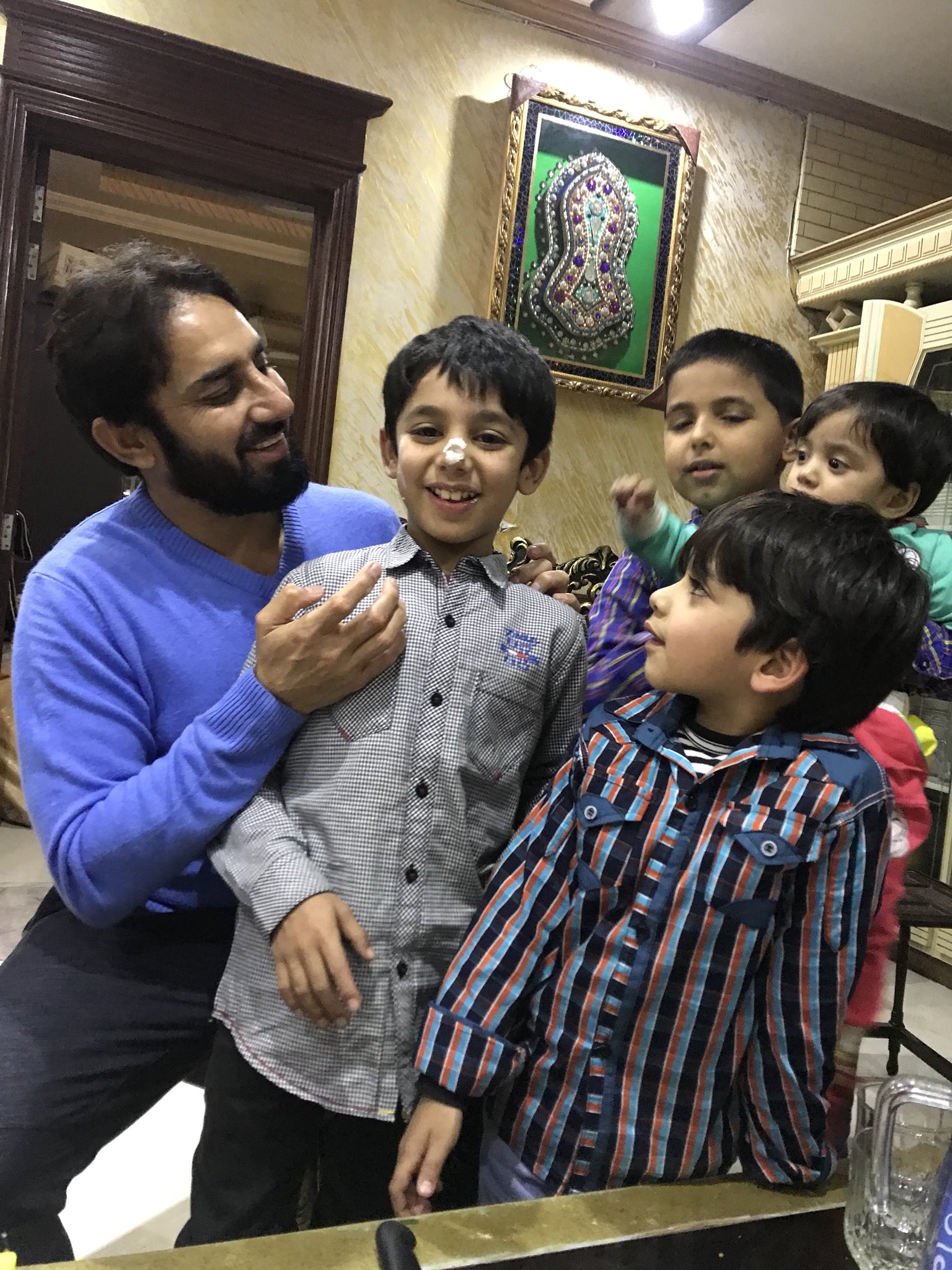 Saeed Ajmal Son And Daughter