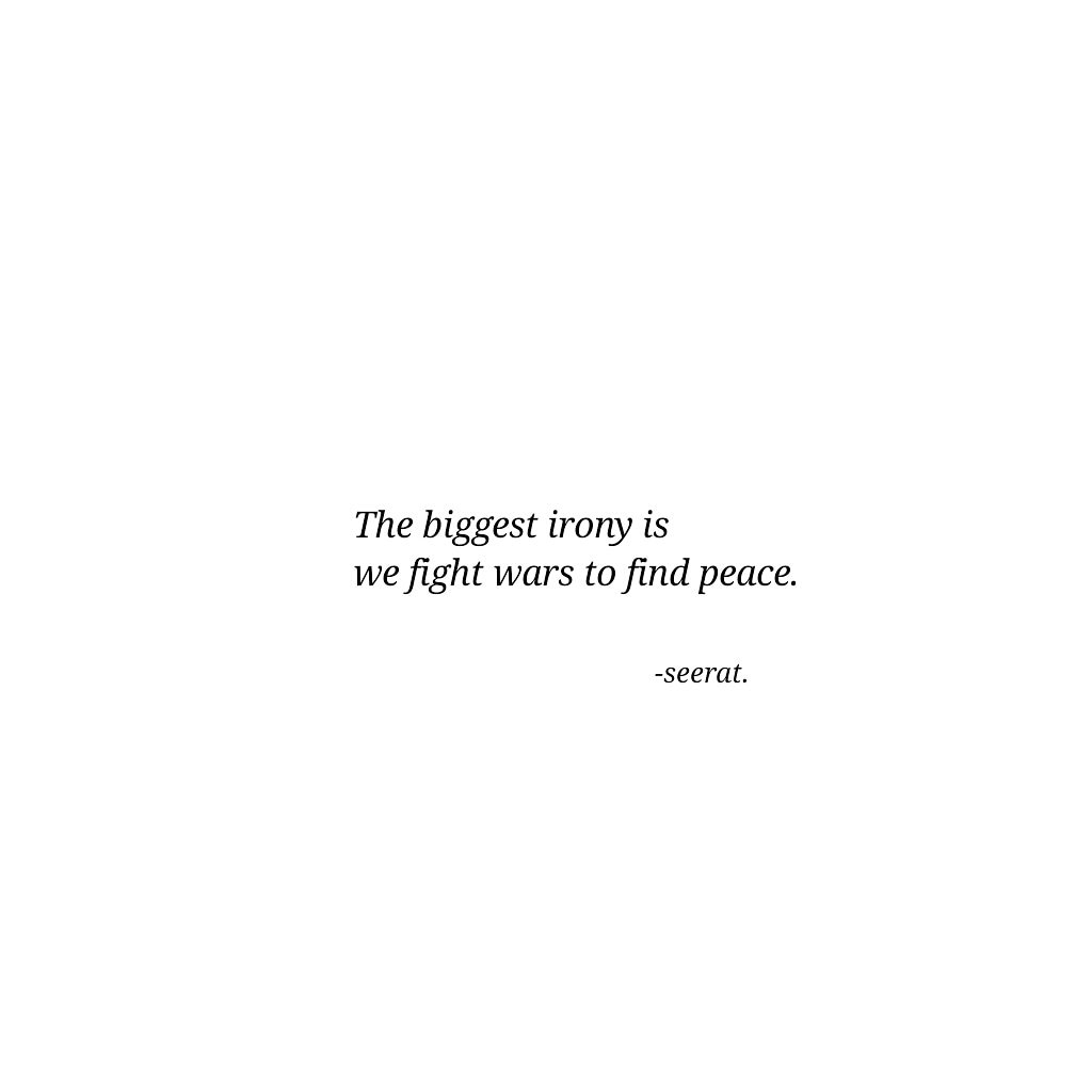 Irony Poems Examples