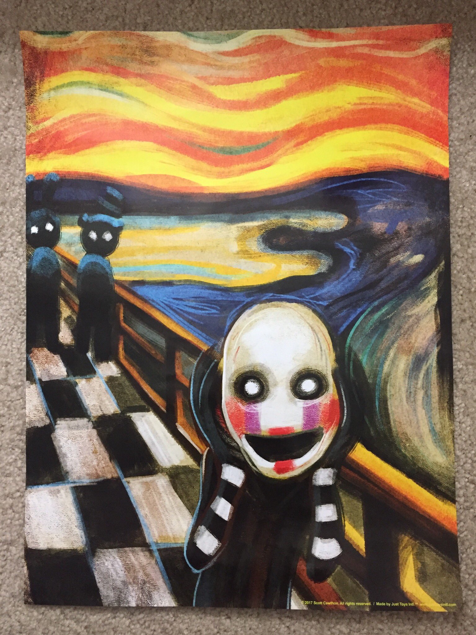 Scream Edvard Munch Parody