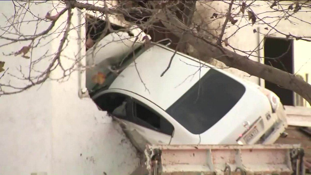 Incredible Pictures: Car crashes into second story of building | WGNO ... Incredible Pictures: Car crashes into second story of building | WGNO ...