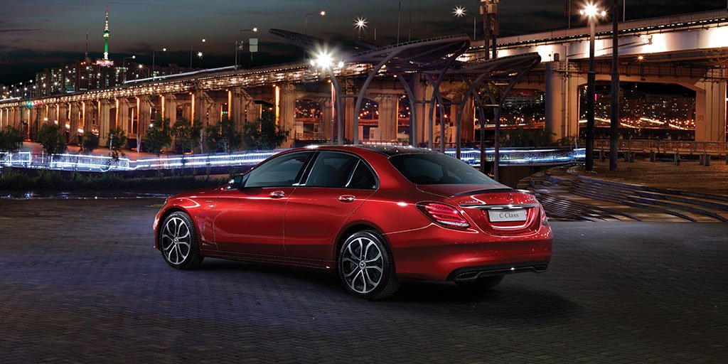 Mercedes Benz C Class Red Wallpaper