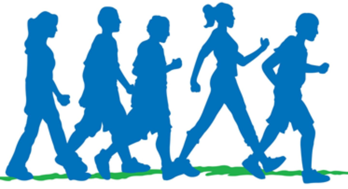 Group Walking Clipart