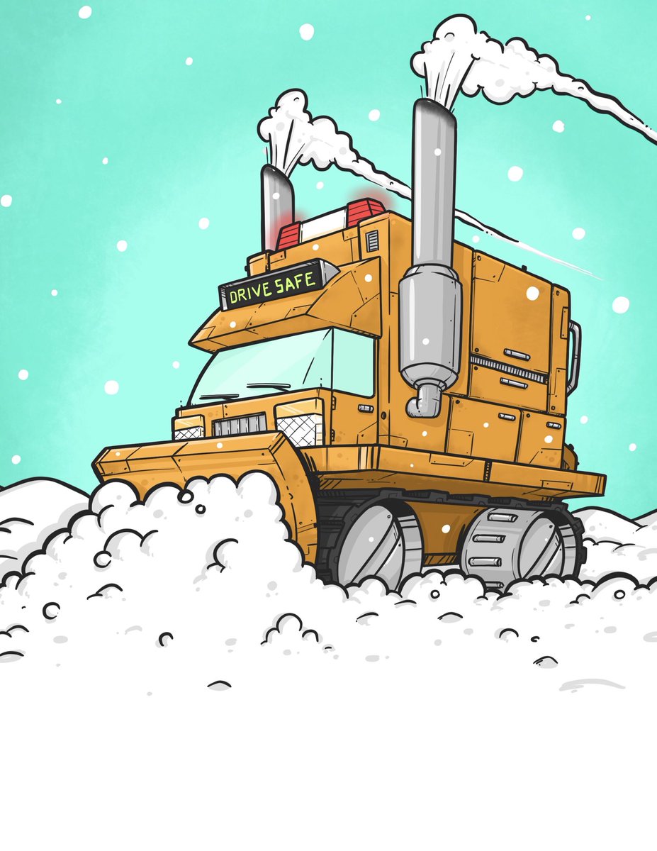 Snow Plow Drawing