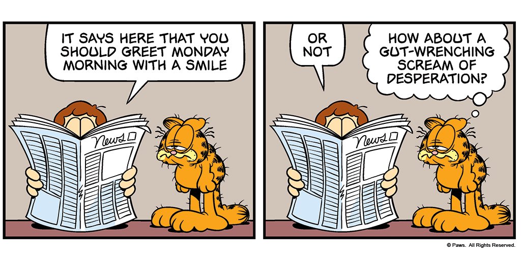 Garfield Mondays Comics