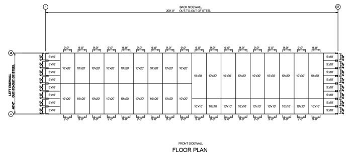 Mini Storage Layout Plans