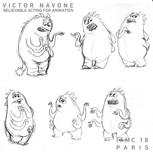 「Some Original art by Peter De Seve, one of our IAMAG Speaker」IAMAGの漫画