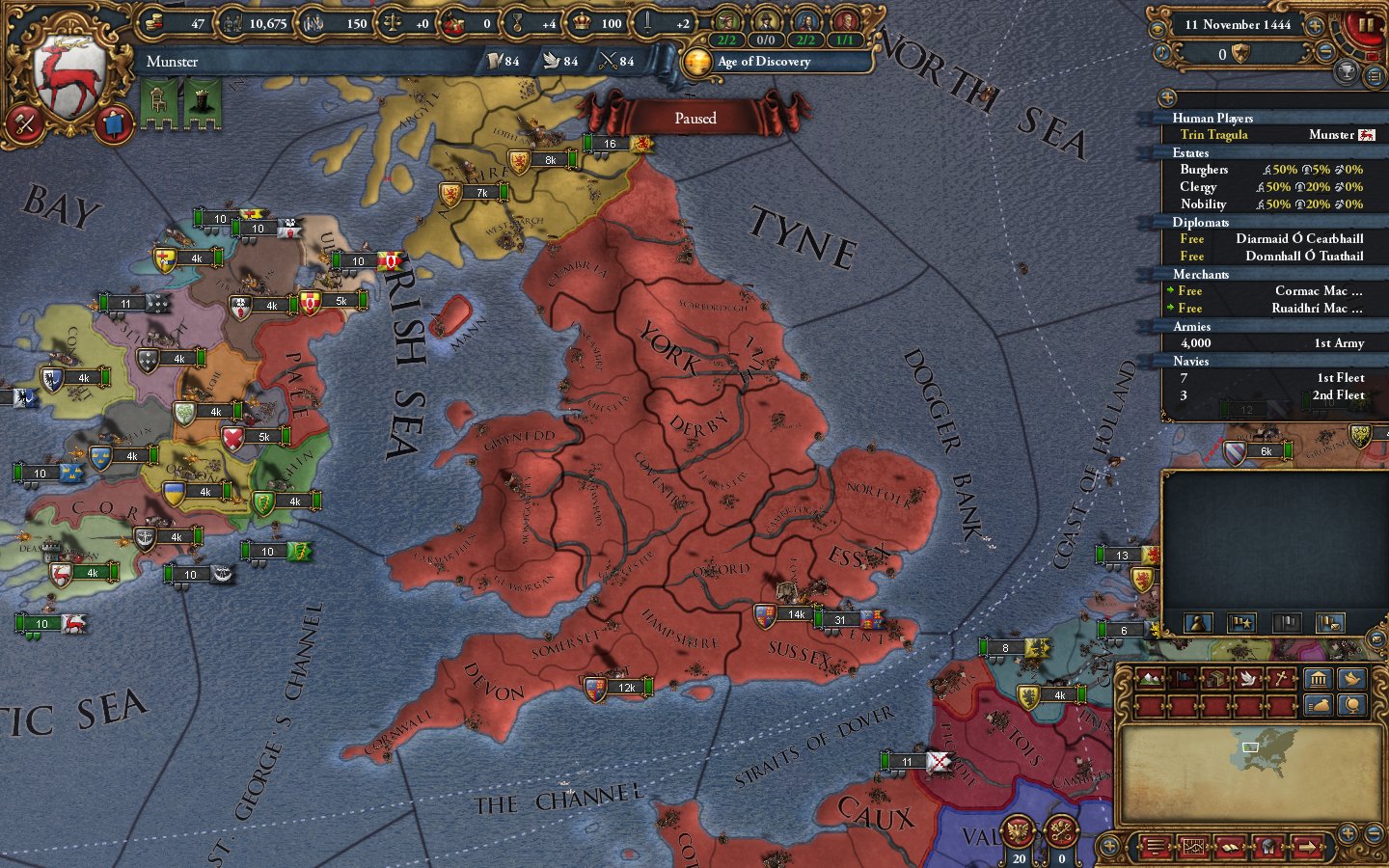 Europa Universalis 5 Map