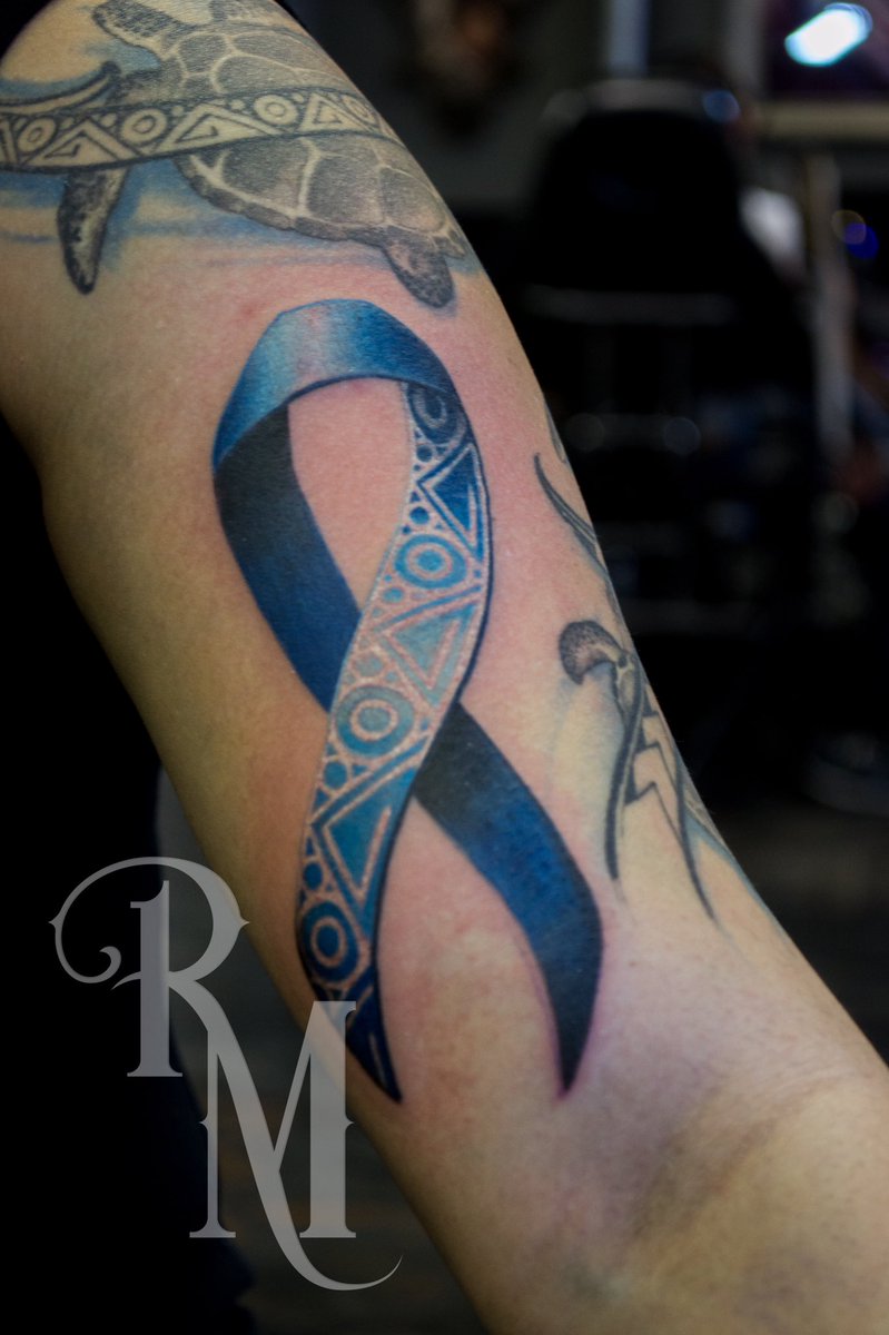 Colon Cancer Symbol Tattoo