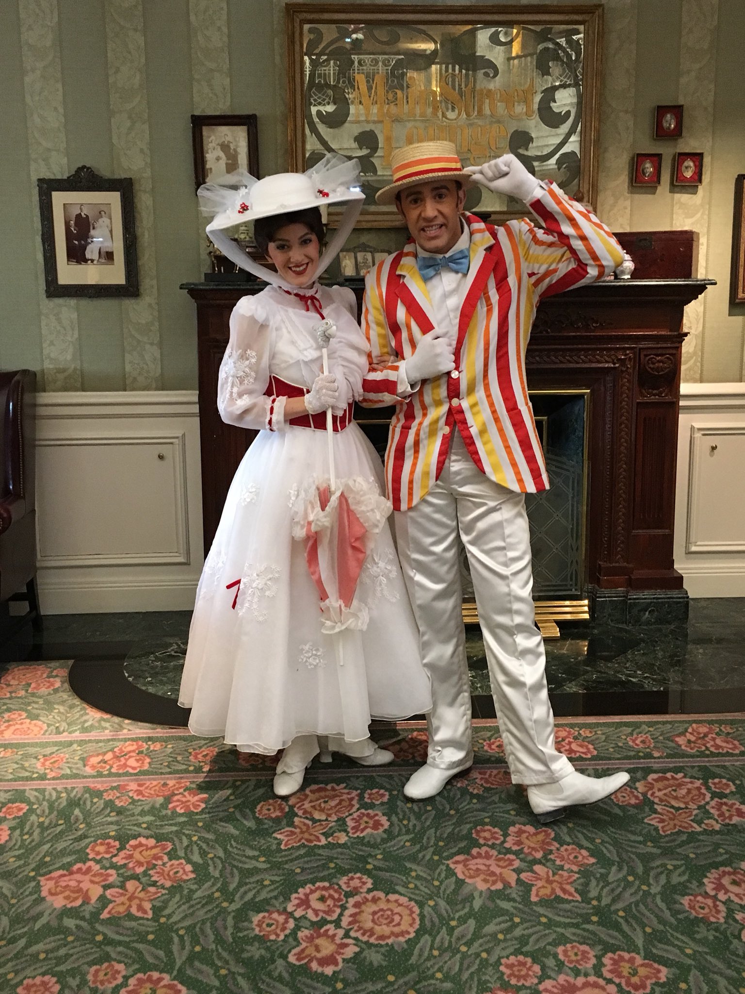 Mary Poppins Et Bert Disneyland