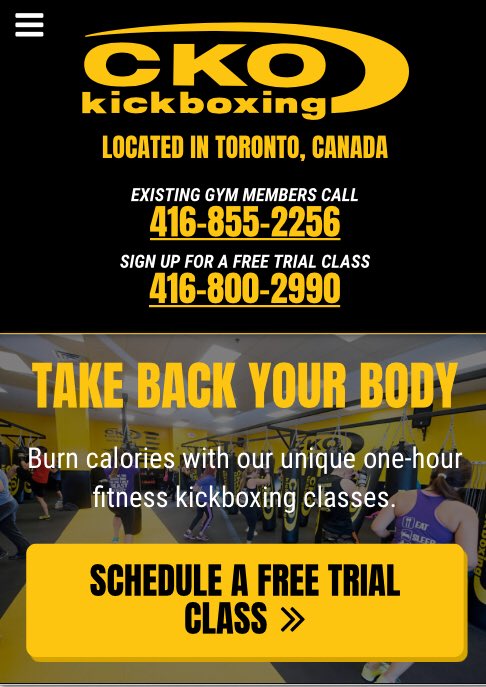 Cko Kickboxing Signs