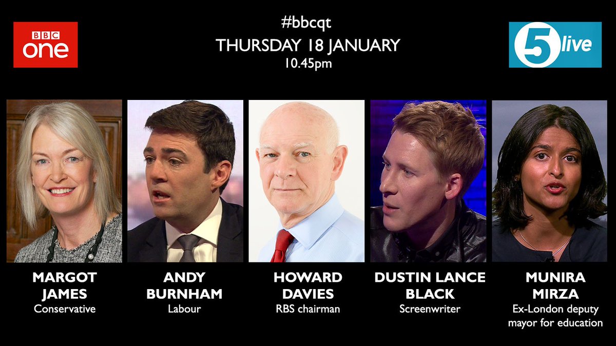 BBC 1 Question Time 18 January 2018: Hereford — Digital Spy