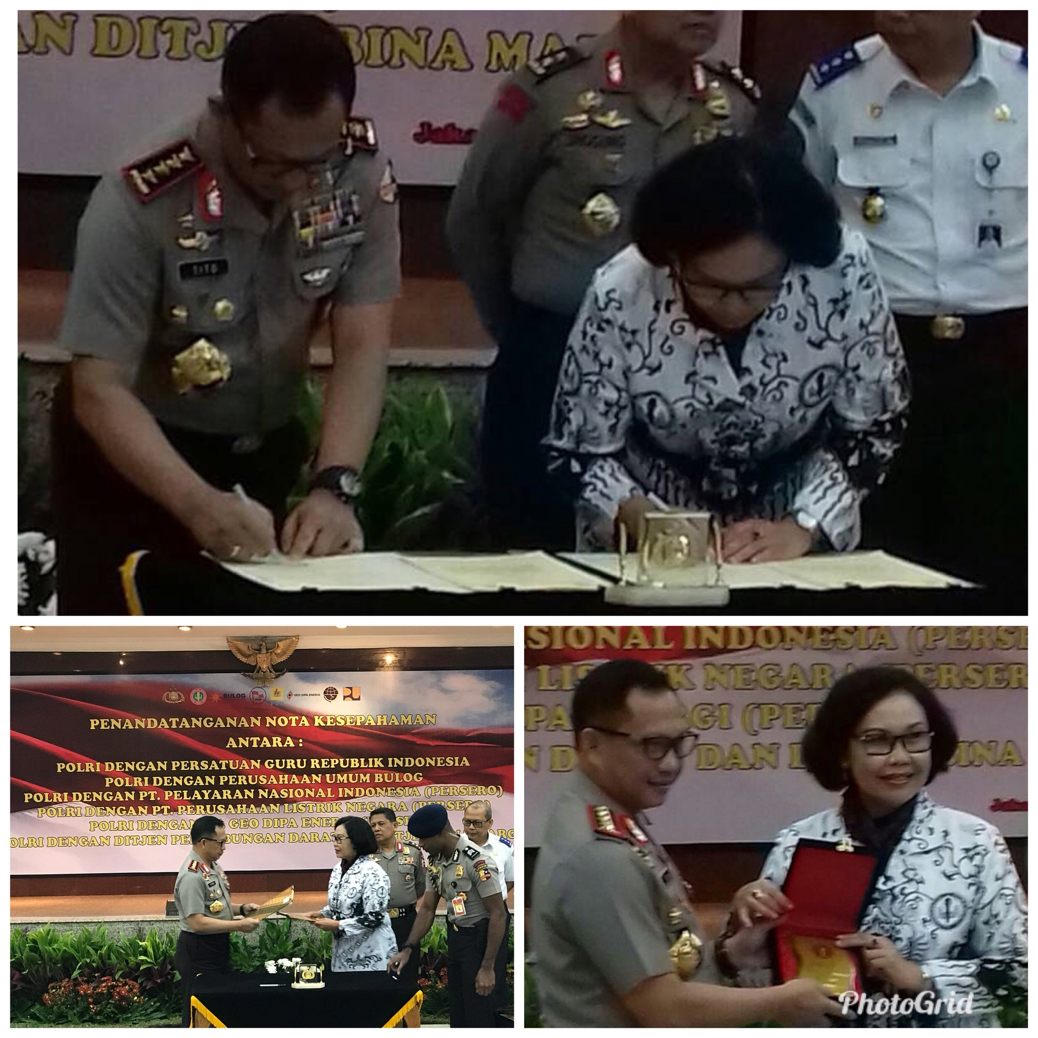 PENGURUS BESAR PGRI on Twitter: "Perjanjian Kerja Sama antr Asops Kapolri dg Ketum PB PGRI mrpkn ...