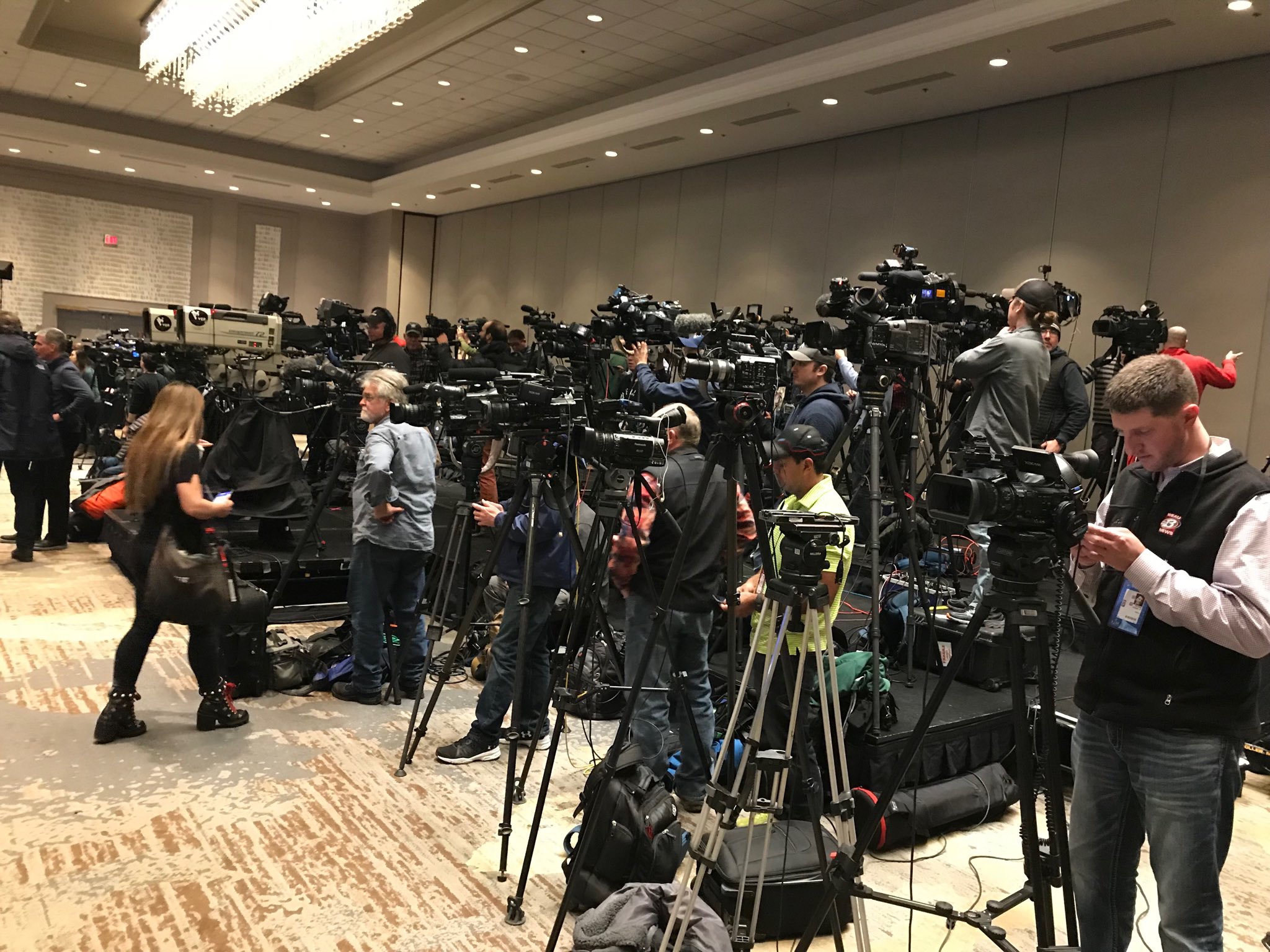 Press Conference Cameras