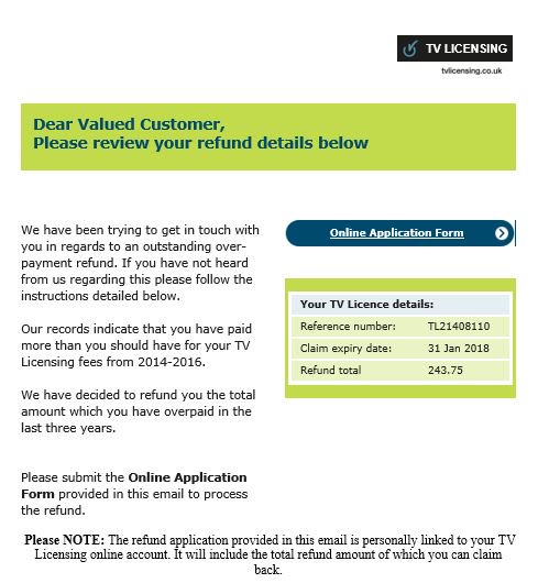 Printable Tv Licence Refund Form - Printable Forms Free Online Printable Tv Licence Refund Form - Printable Forms Free Online