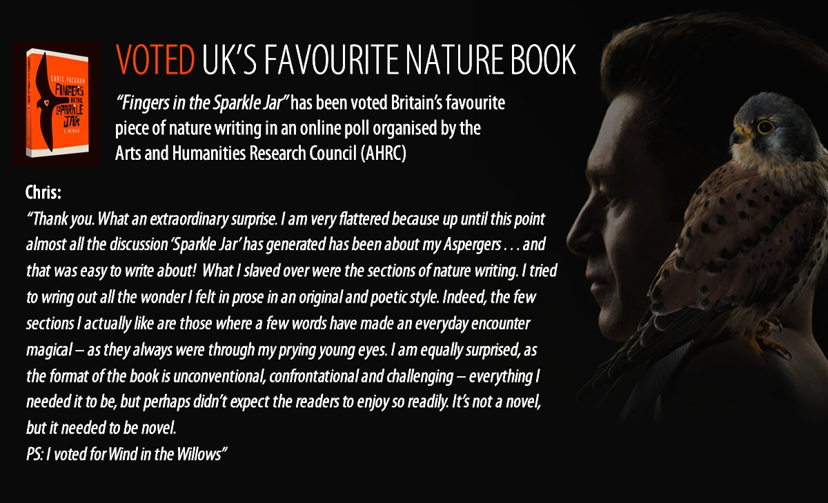 Chris Packham on Twitter: "Thank you to everyone who voted for 'Fingers ...