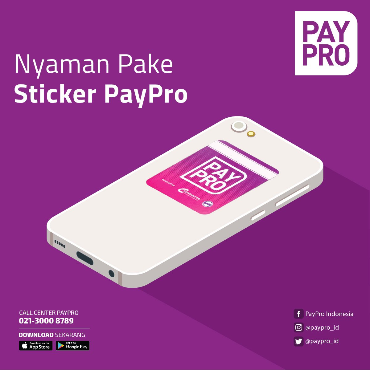 PayPro Indonesia on Twitter: "Pake sticker PayPro, ga perlu antri di stasiun karena kamu bisa ...