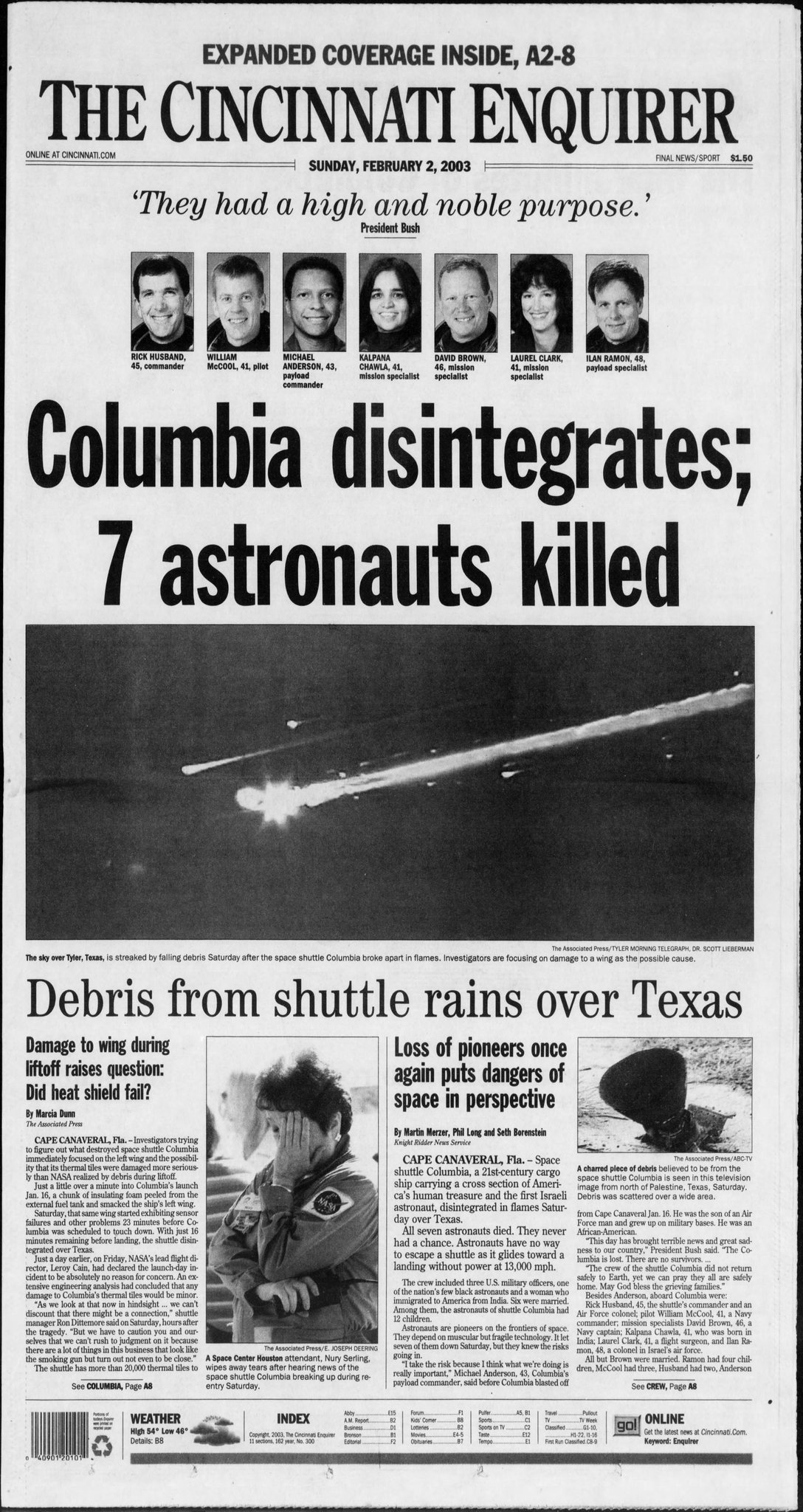 Columbia Shuttle Disaster Survivors DVIDS Images MS Thuot Assists