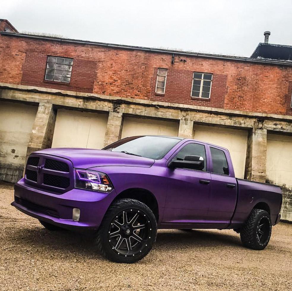 Purple Dodge Ram