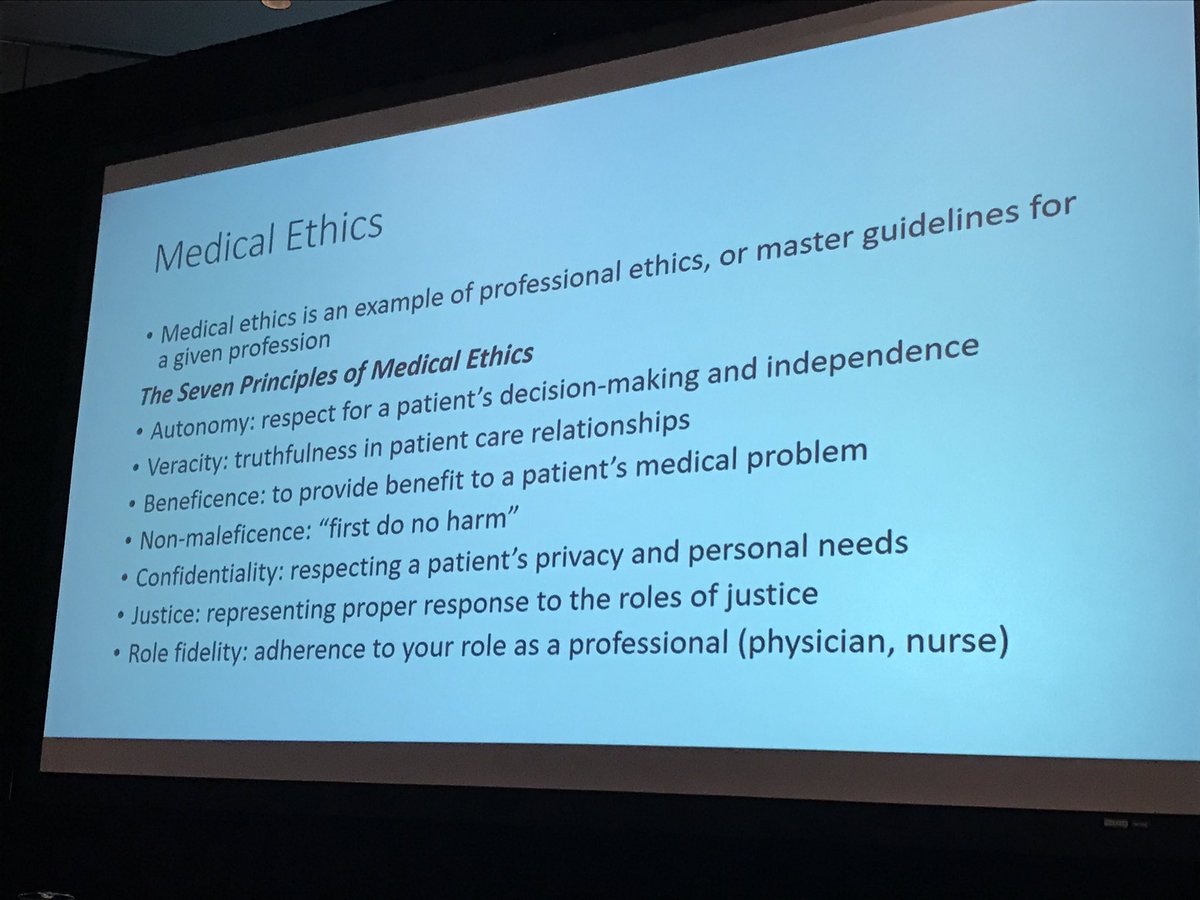 Seven Principles Of Medical Ethics