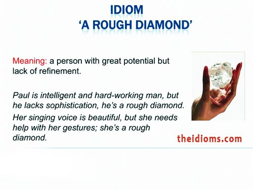 Diamond In The Rough Meaning