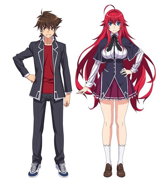 Issei Hyoudou And Rias Gremory