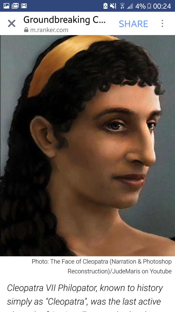 Cleopatra Face Reconstruction