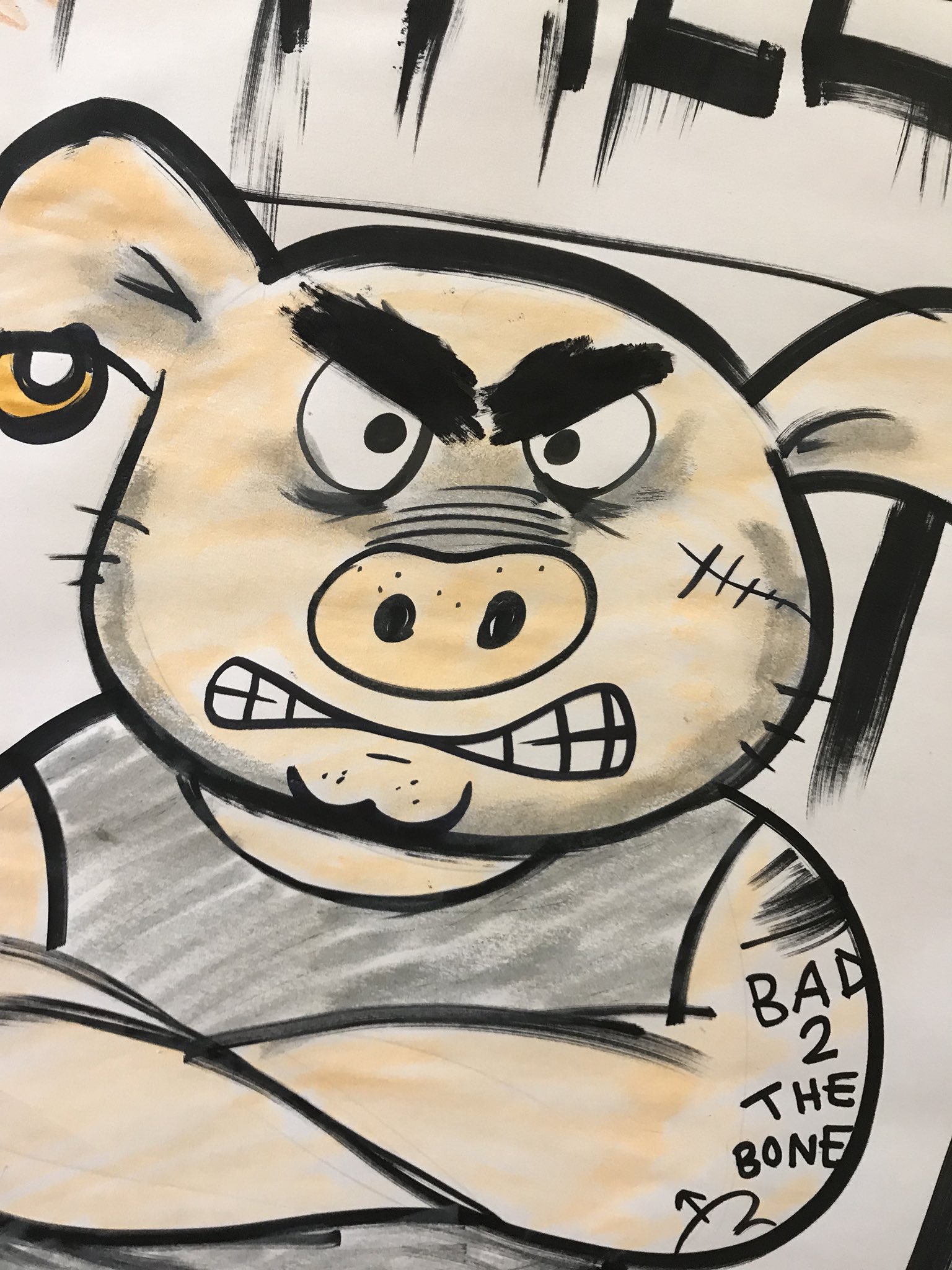 Bad Pig Cartoon