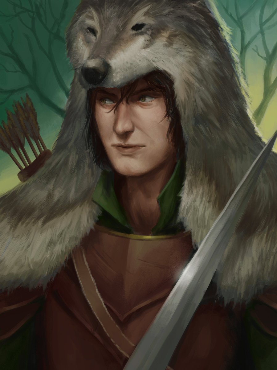 Elven Ranger Portrait Male
