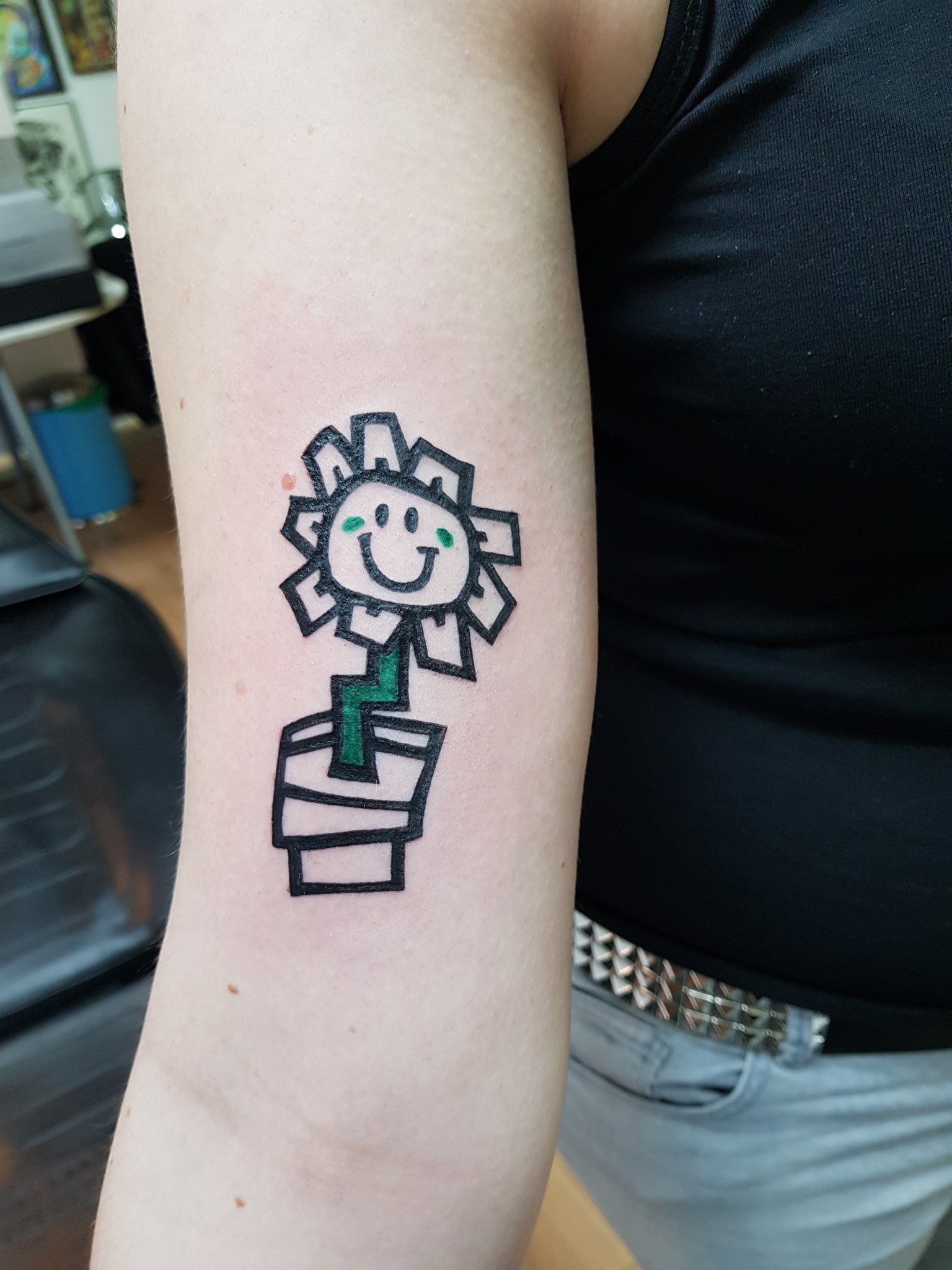 Green Day Kerplunk Flower