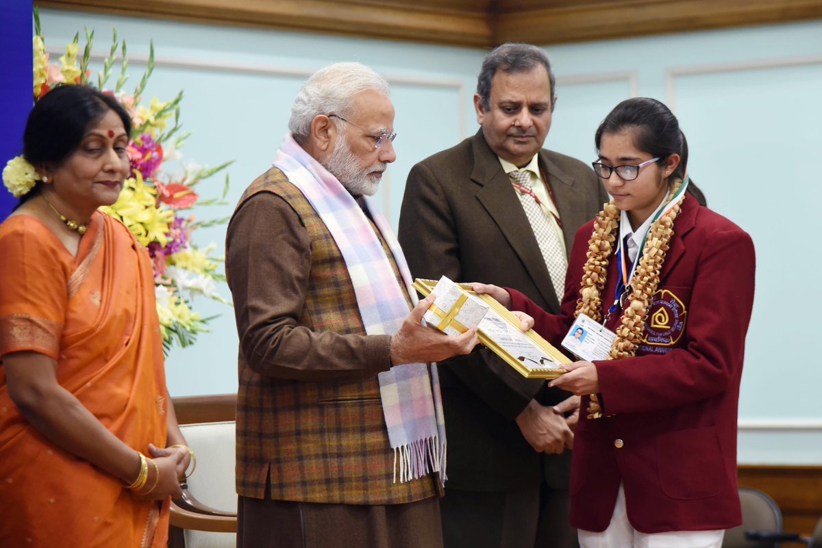 Met samridhi sushil sharma from gujarat. her valour is truly ...