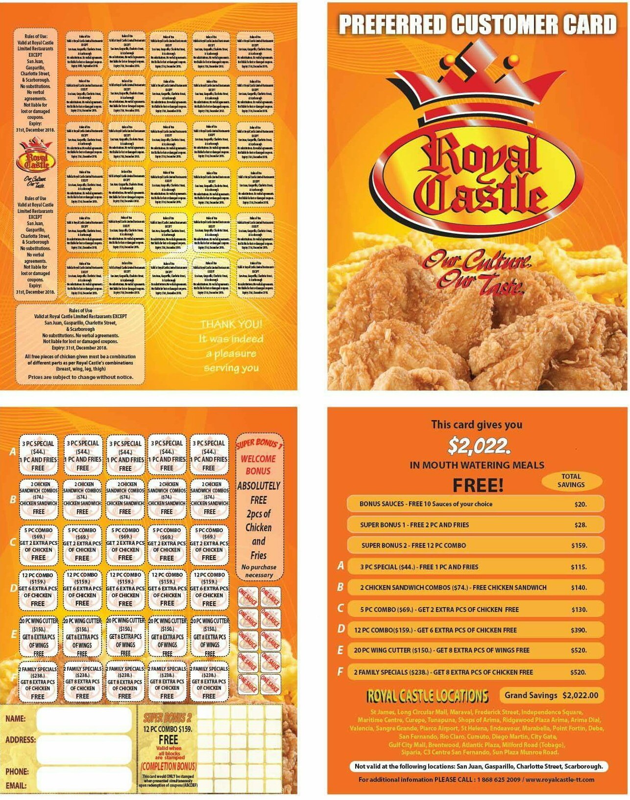 Trinidad Royal Castle Restaurant